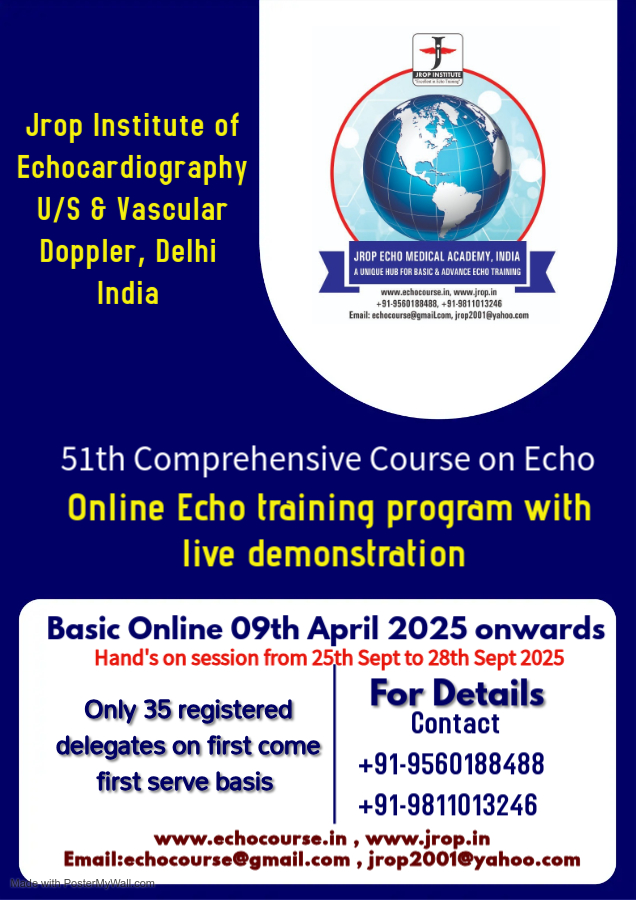 Jrop Institute of Echocardiography